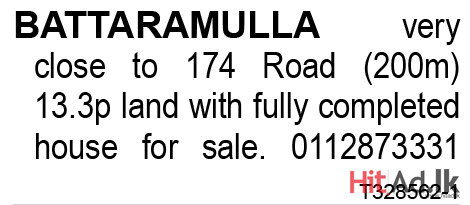 House for sale Battaramulla - Property Houses | HitAd.lk