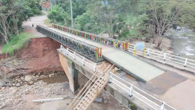 First India-assisted Bailey Bridge opened - Breaking News | Daily Mirror