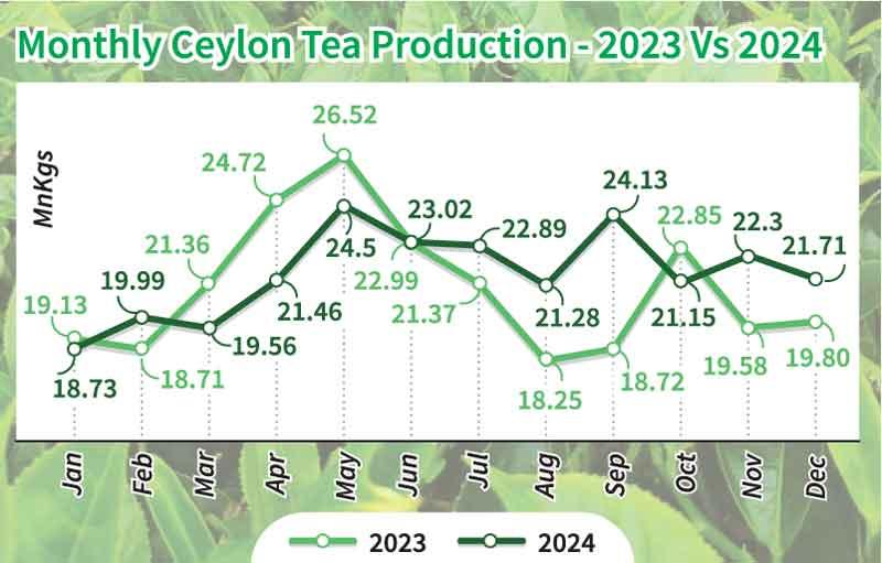 Ceylon Tea production could exceed 275 MnKgs in 2025: Asia Siyaka ...