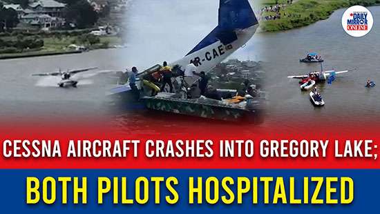 Cessna Aircraft crashes into Gregory Lake; Both pilots hospitalized ...