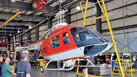US transfers 10 TH-57 Sea Ranger helicopters to Sri Lanka First batch ...