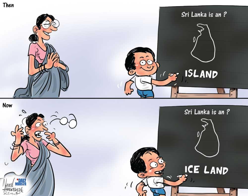 Cartoon of the Day 10-09-2025: From Island to Ice Land - A Lesson Gone ...