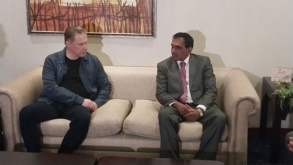 Russian Health Minister Mikhail Murashko arrives in Sri Lanka ...