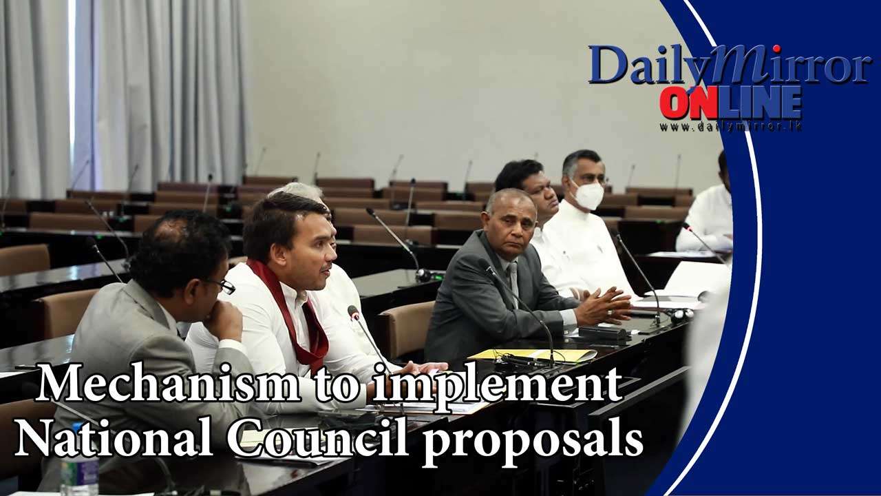 Mechanism to implement National Council proposals - Breaking News ...