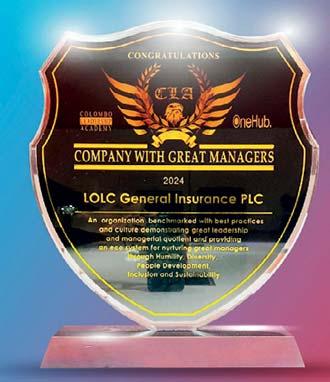LOLC General Insurance honoured as a Company with Great Managers ...