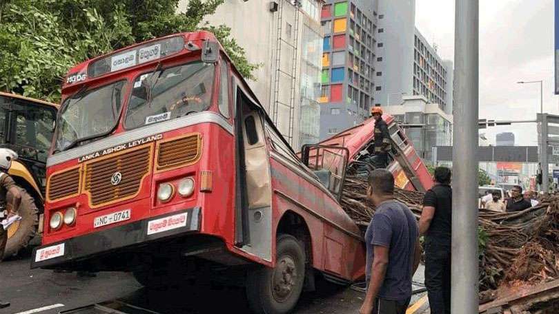 Tree falling on SLTB bus in Kollupitiya: Driver, conductor granted one ...
