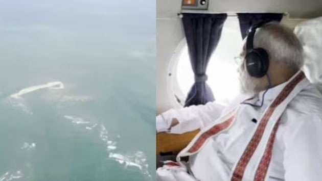 Modi’s aerial view of Ram Setu on his way back from SL coincides with ...