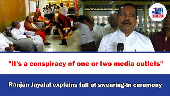 It’s a conspiracy of one or two media outlets’’Ranjan Jayalal explains ...