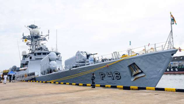 Indian Naval ship Kuthar visits Colombo to strengthen maritime ...