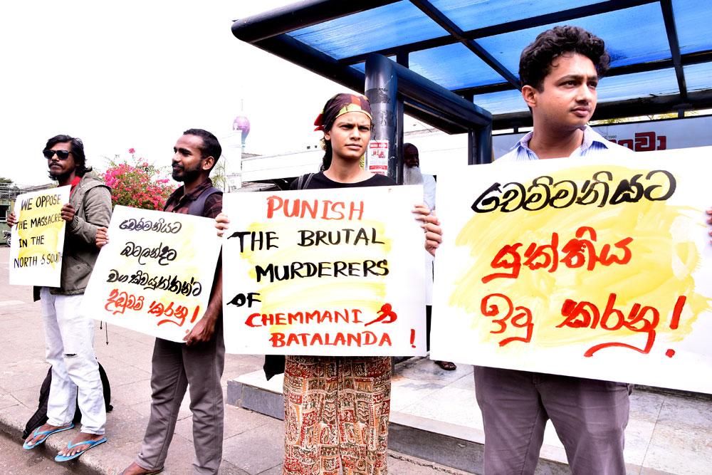Punish murders of Chemmani and Batalanda... - Caption Story | Daily Mirror