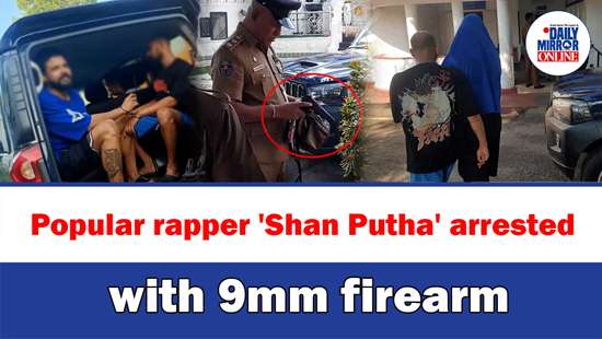 Popular rapper ’Shan Putha’ arrested with 9mm firearm - DM Videos ...
