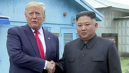 Trump meets Kim at the DMZ in historic moment - Breaking News | Daily ...