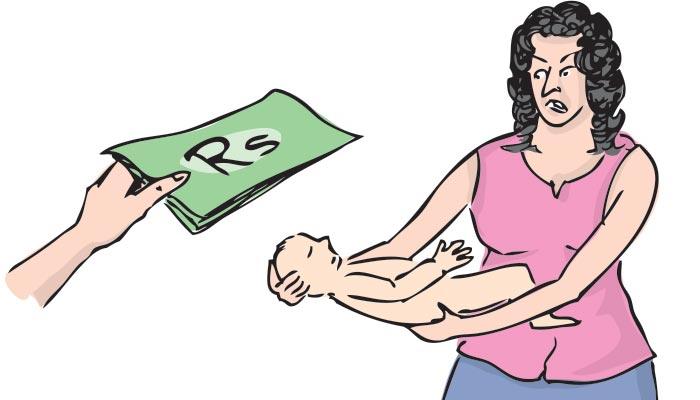 20-day-old infant allegedly sold for Rs. 100,000; mother and woman ...