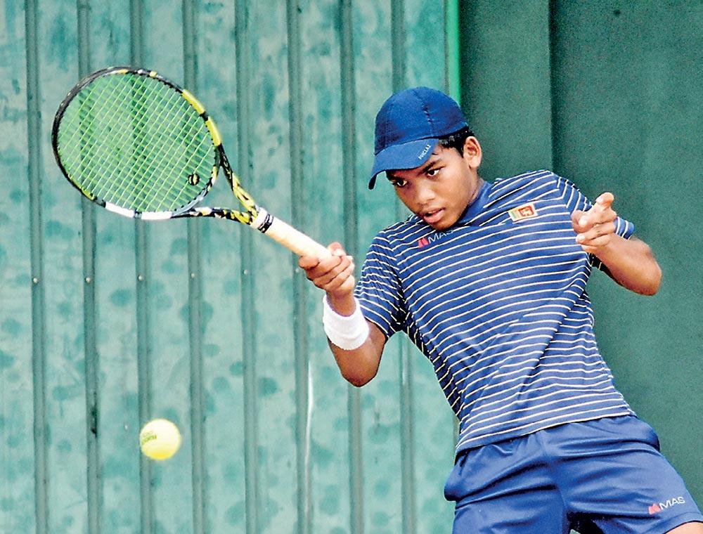 Damsath wins U-14 singles title - Sports | Daily Mirror