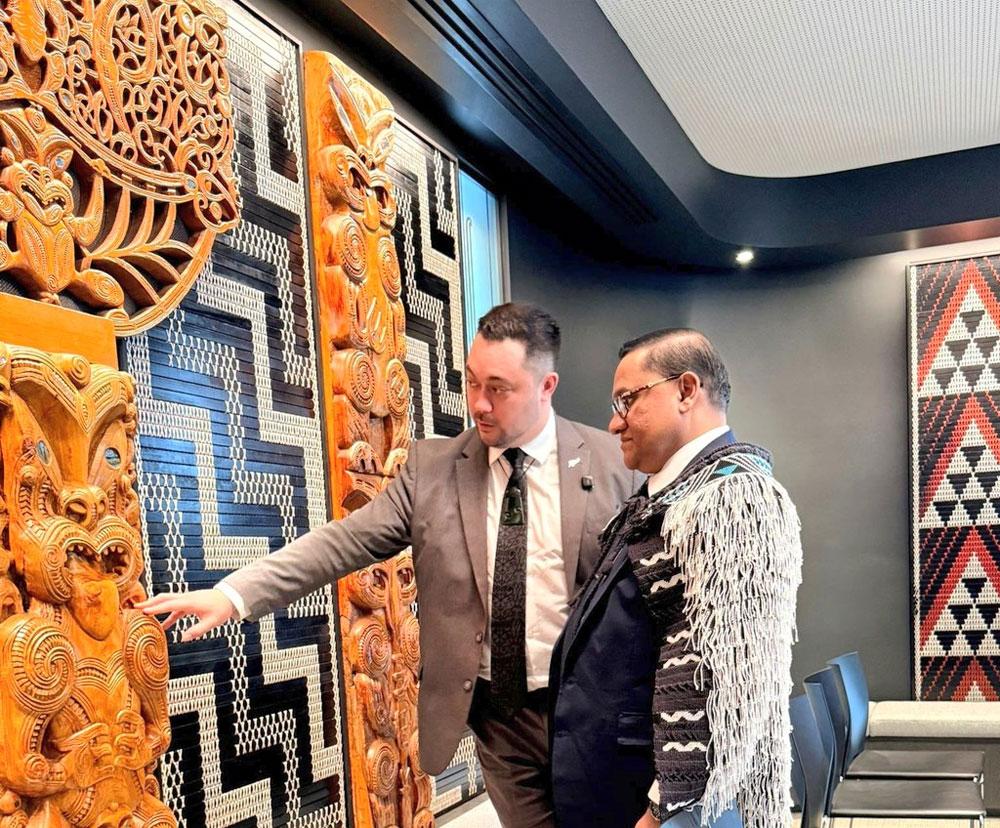 Vijitha Herath receives traditional Māori welcome in New Zealand ...