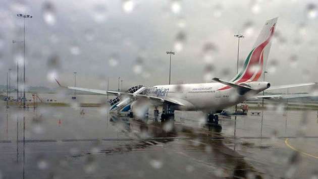 Nine flights diverted due to heavy rain at Katunayake airport ...