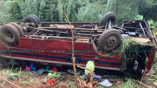 Bus falls down precipice, one killed, 30 injured - Breaking News ...