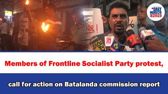 Members of Frontline Socialist Party protest, call for action on ...