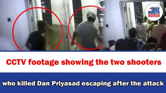 CCTV footage showing the two shooters who killed Dan Priyasad escaping ...
