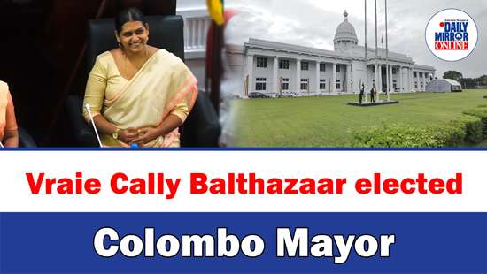 Vraie Cally Balthazaar elected Colombo Mayor - DM Videos | Daily Mirror
