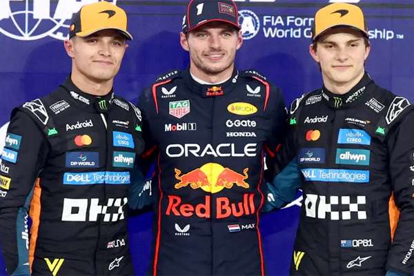 Verstappen beats Norris and Piastri to pole - Breaking News | Daily Mirror