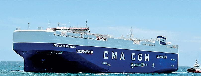 CMA CGM’s car carrier makes maiden call at Hambantota Port - Business ...