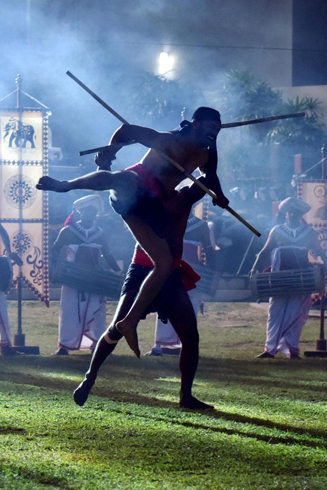 Ancient Martial Art display... - Caption Story | Daily Mirror
