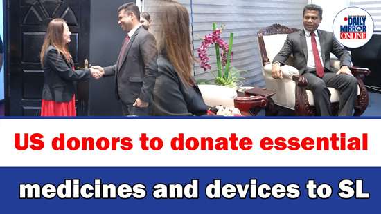 US donors to donate essential medicines and devices to SL - DM Videos ...