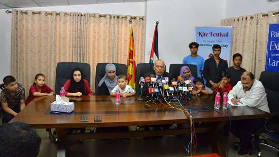 Two displaced Palestine families comes to SL from Gaza - Breaking News ...