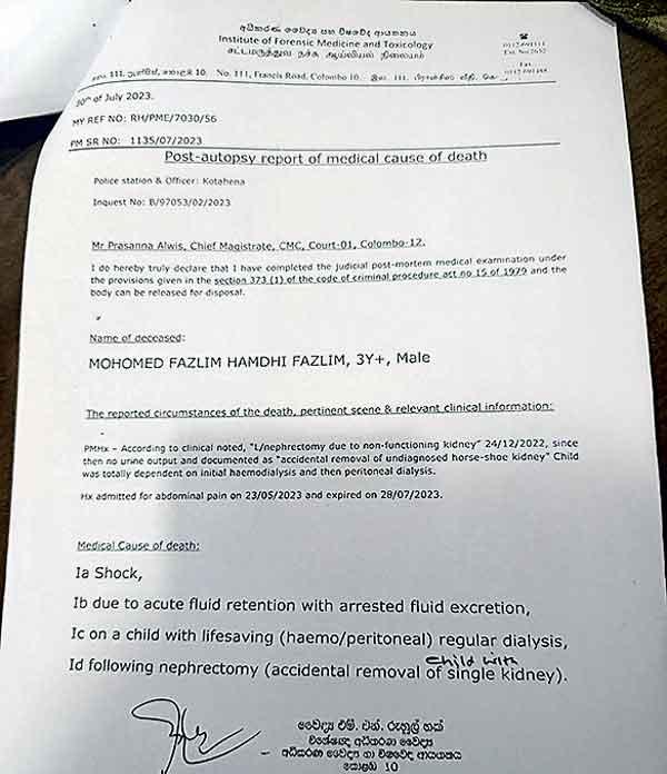 Little Hamdi’s missing kidney still a mystery - News Features | Daily ...