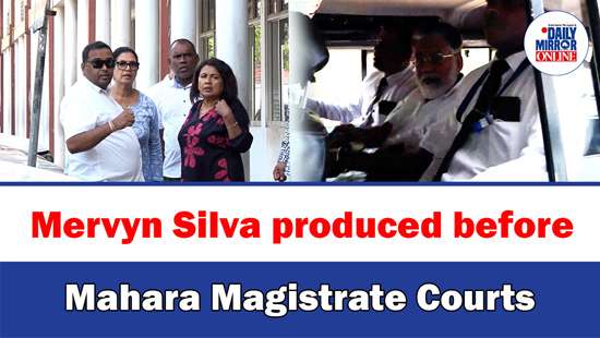 Mervyn Silva produced before Mahara Magistrate Courts - DM Videos ...