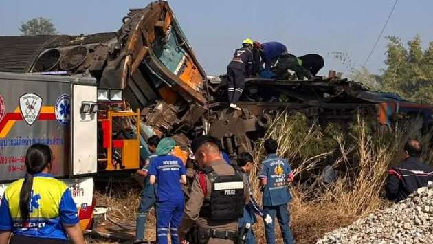 At least 22 people killed after crane falls on train in northeast ...